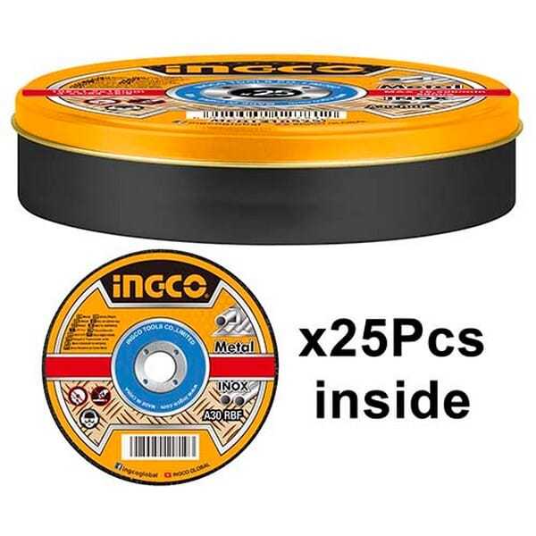 Ingco New Abrasive Metal Cutting Disc Set (25 Pcs) | Daraz.com.np