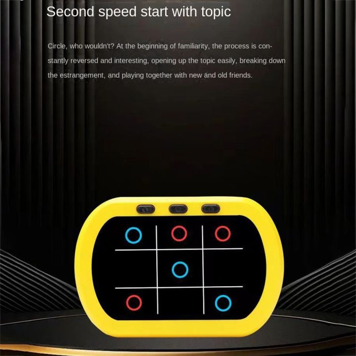 Portable Electronic Tic-Tac Toe Game Handheld 3-in-1 Board Game Square ...
