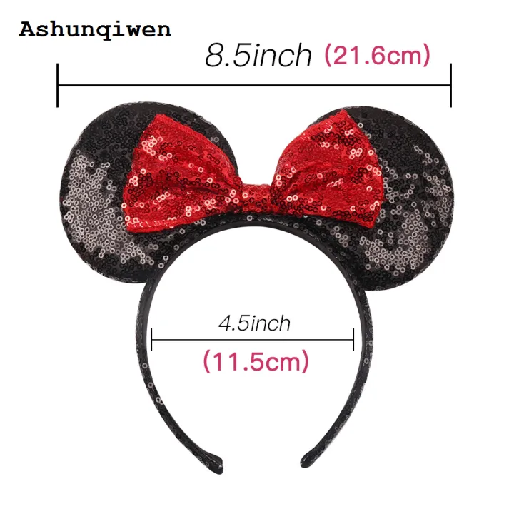 Ashunqiwen Fifty percent discount Hairs Bows Red Green Minnie Mouse ...