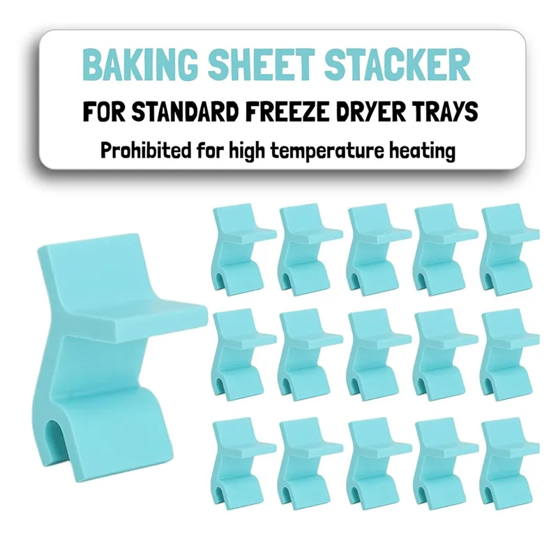 Baking Sheet Stacker Pack of 16, Tray Stackers Stacking Holder Rack ...
