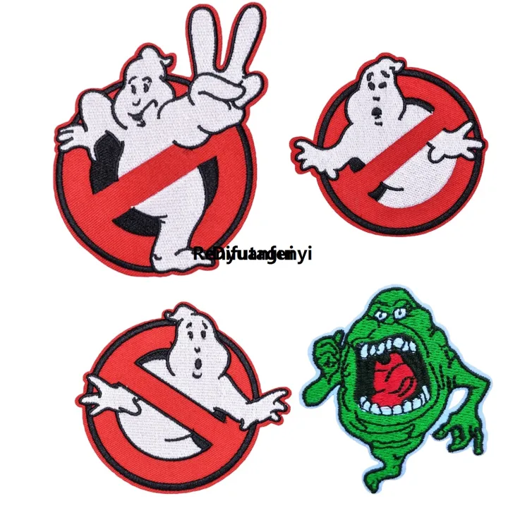 Difutagui Ghostbuster Tactical Embroidered Patches Iron on Punk Patch ...