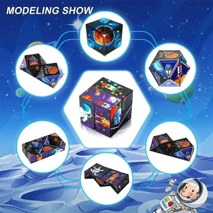 Extraordinary 3D Magic Cube, Fidget Magic Cube, Magic Cube Fidget Toy ...