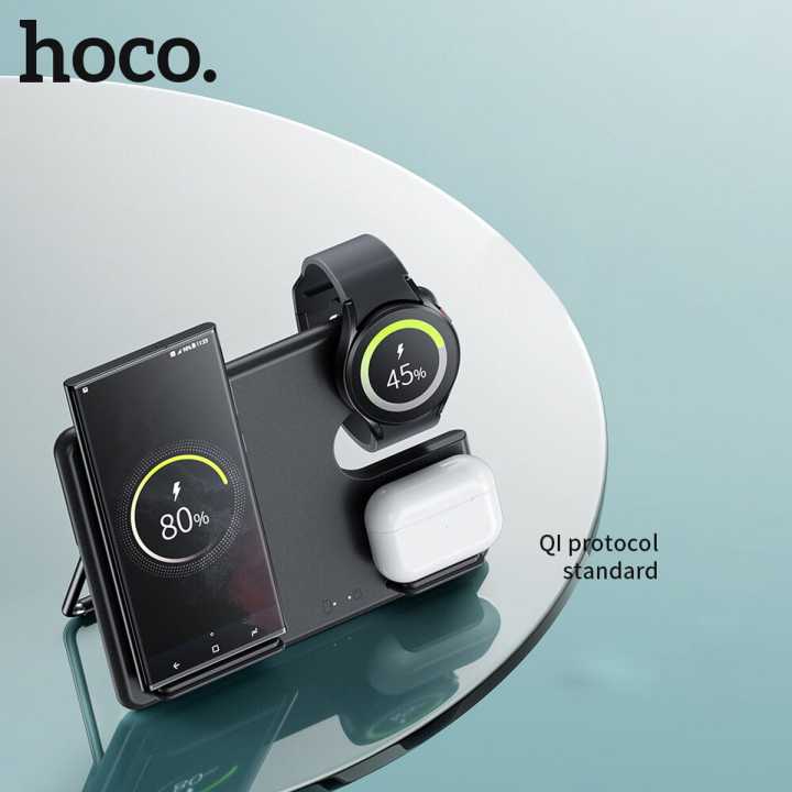 hoco CQ2 Flash Folding 3-in-1 Wireless Fast Charger(SAM Watch) | Daraz ... hoco CQ2 Flash Folding 3-in-1 Wireless Fast Charger(SAM Watch) | Daraz ...