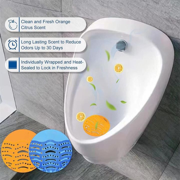 Easy to Use Anti Splash Design Fits Most Urinal Mats Pads Deodorizer ...