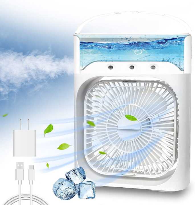 Mini Cooler Fan Mini Air Cooler Fan Air Conditioner With Water And Ice ...