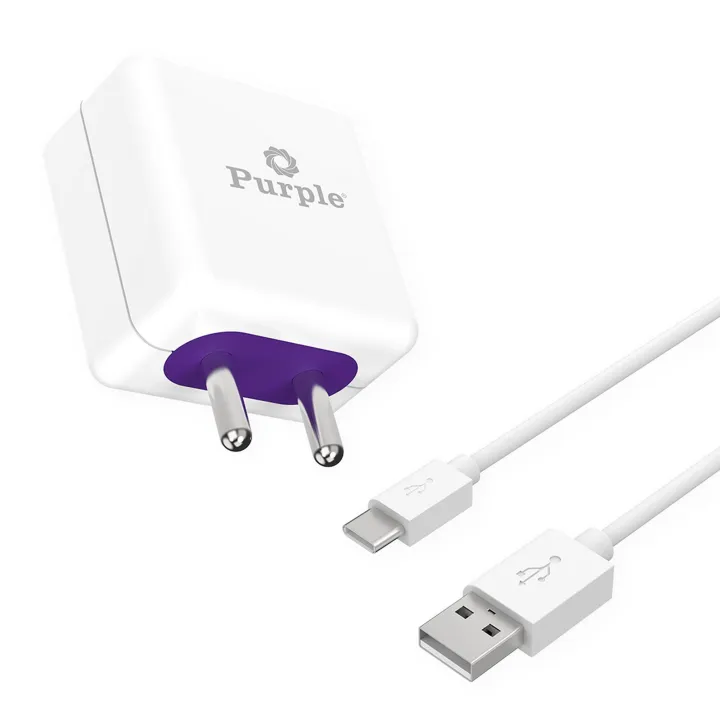 Purple Adapter With Type C Data Cable PFC-004 | Daraz.com.np