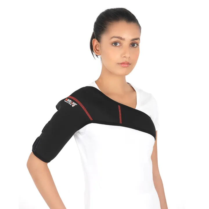 NEOLIFE Neoprene Shoulder Support For Sprain And Strain In Shoulder ...