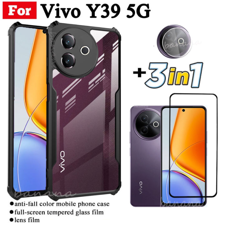 3 IN 1 Vivo Y39 5G Anti-fall Mobile Phone Case for Vivo Y04 Y29S Y29 4G ...