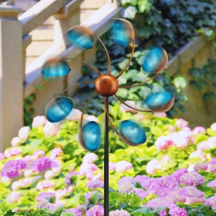 Art Decoration Metal Wind Rotator Art Detachable Wind Gyro Rotating ...