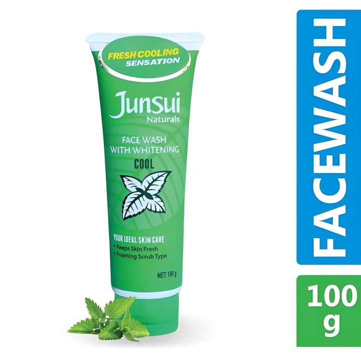 Junsui Naturals Face Wash with Whitening, Cool, 100 g | Daraz.com.np