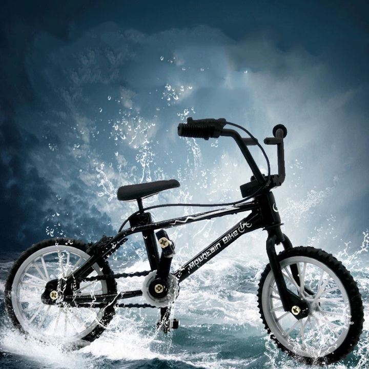 Simulation High quality Spare Tire Model Alloy BMX Bicycle Mini Finger ...