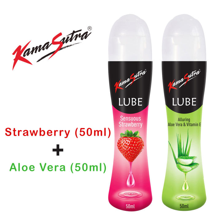 KS Strawberry and Aloe Vera Lube Combo (50ml each) | Daraz.com.np