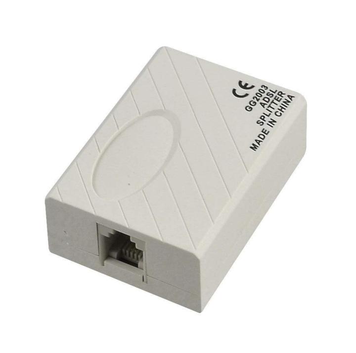 ADSL Splitter for Landline Telephone and Broadband Modem Box Internet ...