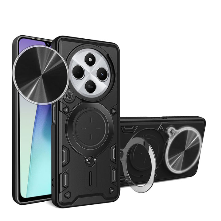 Vantime for Xiaomi Redmi 14C 4G Sliding Cover Rugged Hard Shockproof ...