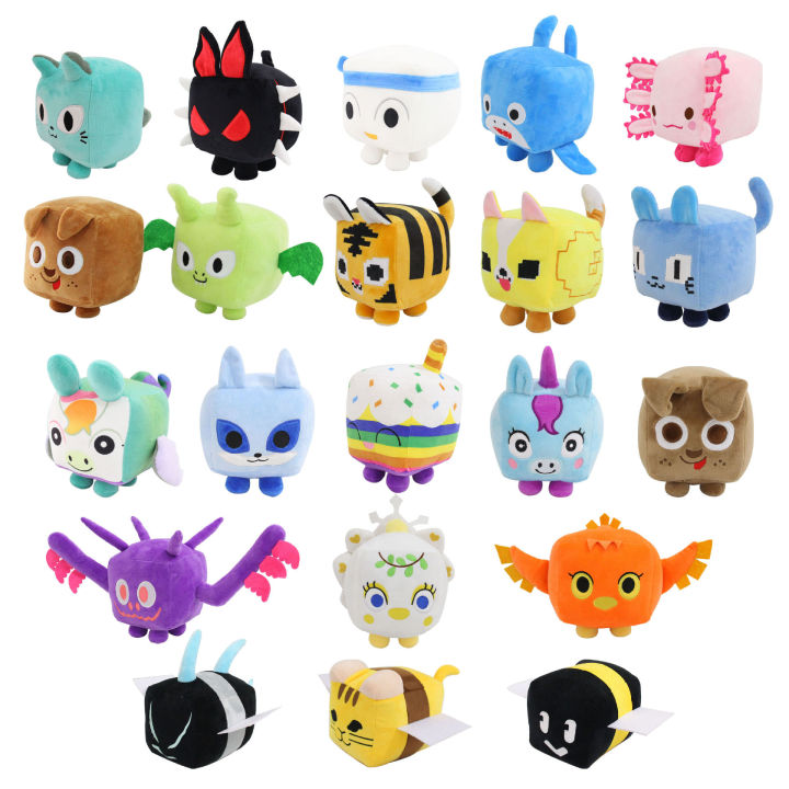 New Product biggamescatplush Plush Toy Cube Cat Doll Cute Cat Axolotl ...