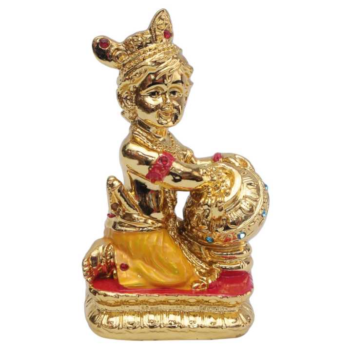 Golden Krishna Statue For Dashboard | Daraz.com.np