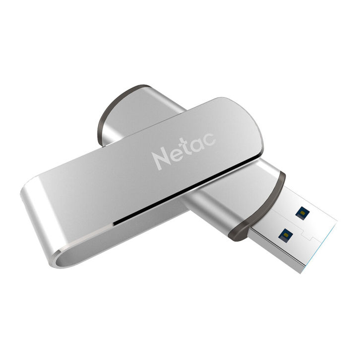 Netac USB 3.0 flash drive rotating aluminum alloy USB flash drive ...