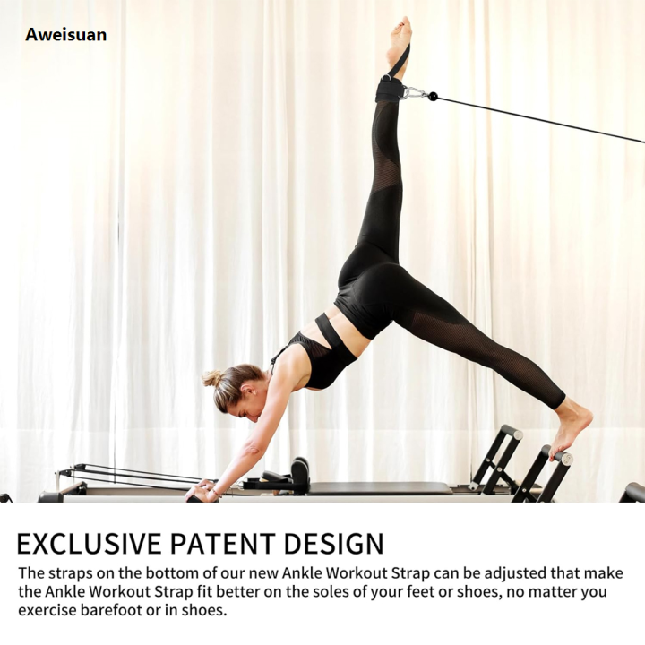 Aweisuan 1PCS Cable Machine Ankle Strap - Adjustable Neoprene Cuff for ...