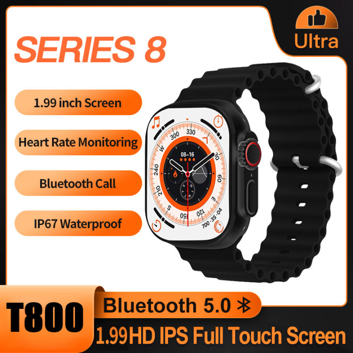 Unisex T800 Smart iWatch Ultra With Wirless Charging And IP67 ...