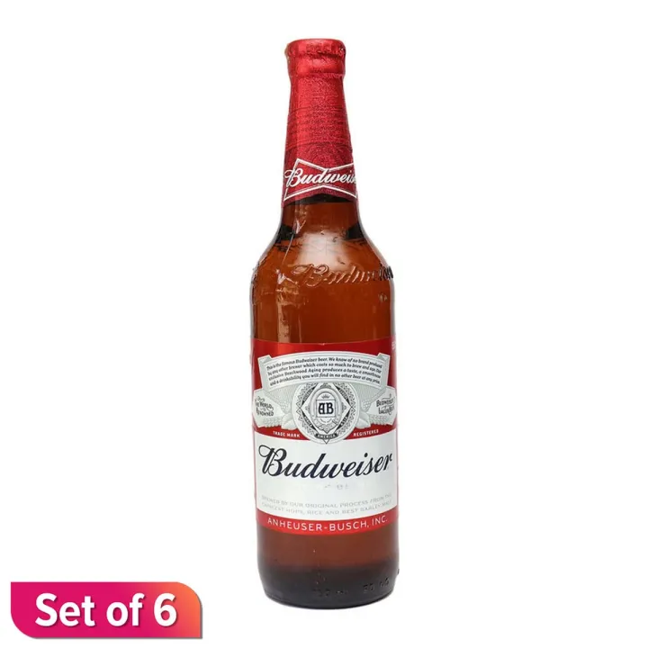Budweiser Beer 650ml Set Of 6 | Daraz.com.np