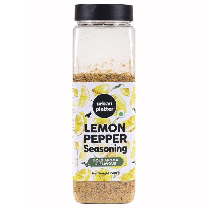 Urban Platter Lemon Pepper Seasoning Mix Shaker Jar, 500g | Daraz.com.np