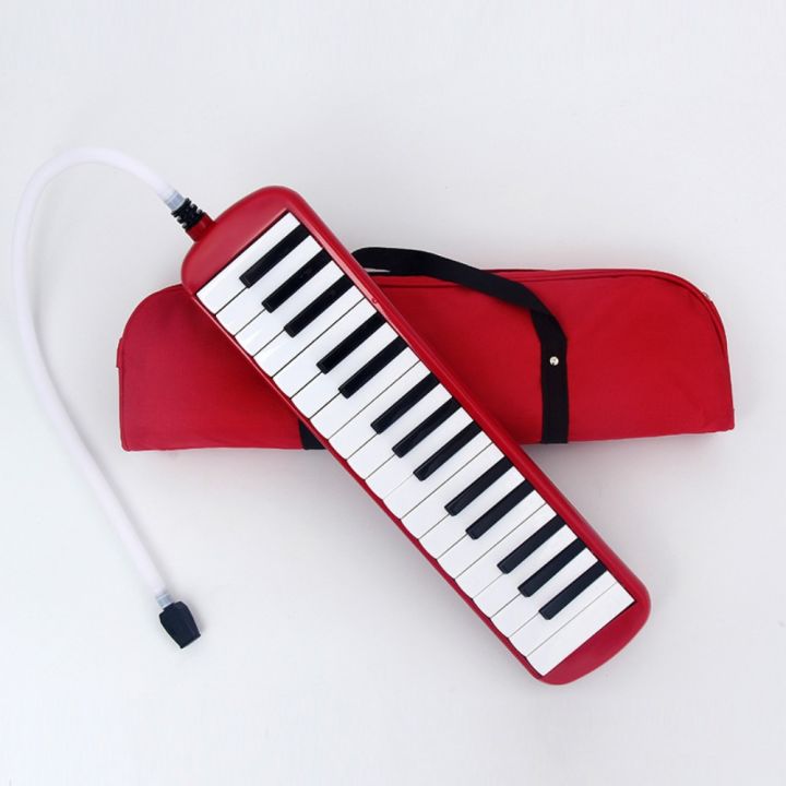 New 32 Keys Melodica Piano Keyboard Style Mouthpiece Harmonica Beginner ...