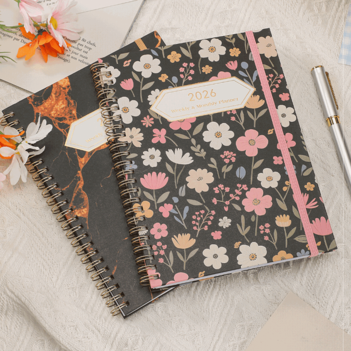 Journal 2026 A5 Weekly Monthly Planner Portable Thick Daily Schedule ...