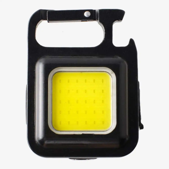 Mini Cob Flashlight Magnetic 350 Lumen LED Rechargeabe Carabiner ...