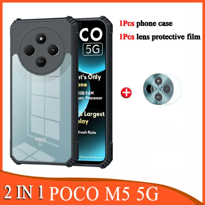 2in1 Shockproof Phone Case for POCO M7 5G M5 | Daraz.com.np