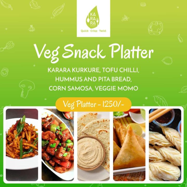 Karara Kitchen Veg Snack Platter | Daraz.com.np