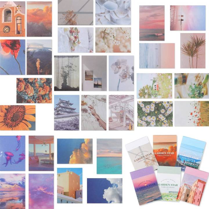 300Pcs Washi Sticker Set for Journaling Plant Sticker Scenery Sticker ...