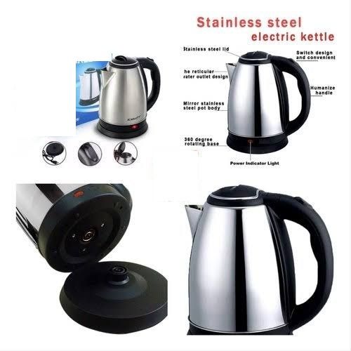 RELAX Electric Water Kettle 2 Liters Stainless Steel With Auto Off ...