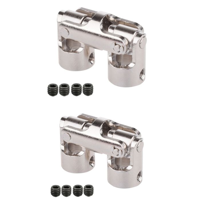 (VDZI) 2set Rc Double Universal Joint Cardan Joint Gimbal Couplings ...