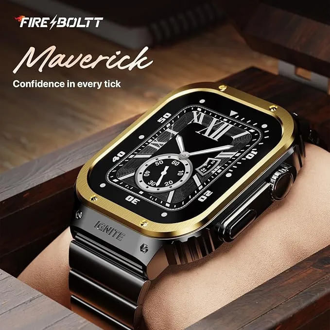 Fire-Boltt Maverick Smartwatch 51.308mm (2.02 inch) IPS Display, Luxury ...