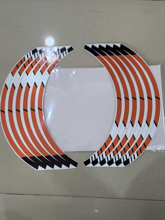 Bike Rim Sticker Decal Cycling Graphics Wheel Wrap for Mountain Bike ...