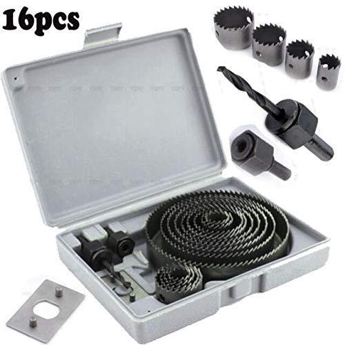 Hole Saw Cutter Set Kit Cutting Tool, 16 Pieces | Daraz.com.np