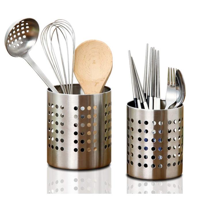 The Almari Stainless steel Spoon Stand/Cutlery Holder | Daraz.com.np