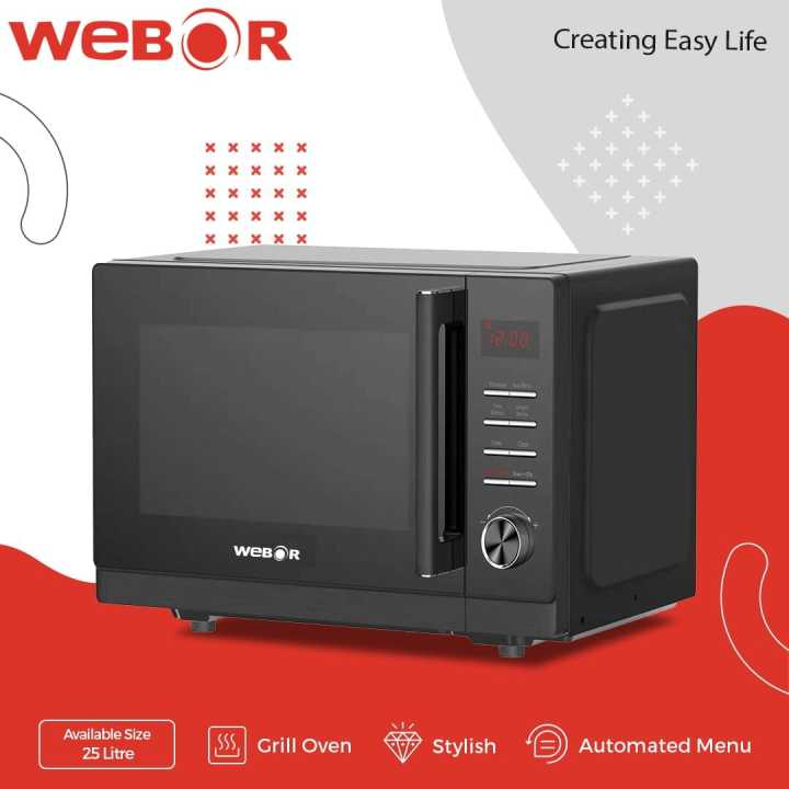 Webor 25Ltr Grill Microwave Oven | Daraz.com.np