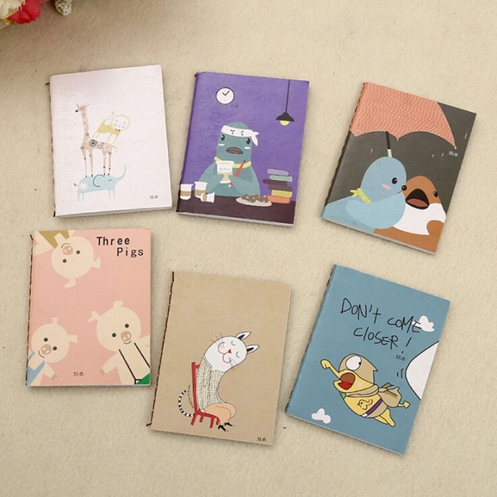 1Pc Mini Cute Cartoon Notebook Handy Pocket Notepad Paper Journal Diary ...