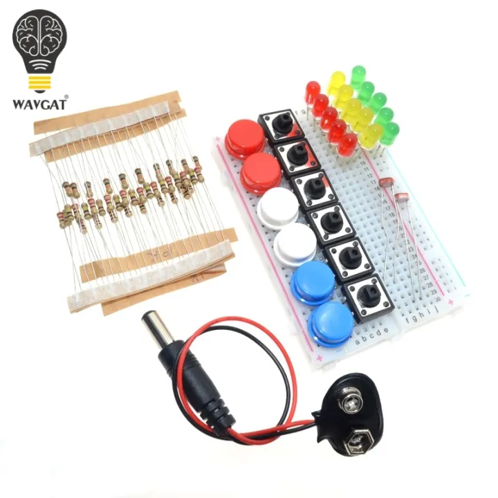Smart Electronics Starter Kit For arduino uno r3 mini Breadboard LED ...