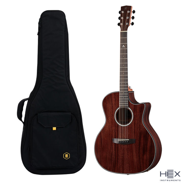 Hex Instruments Queen Ga520Ce G Cutaway Acoustic/Electric Guitar With ...