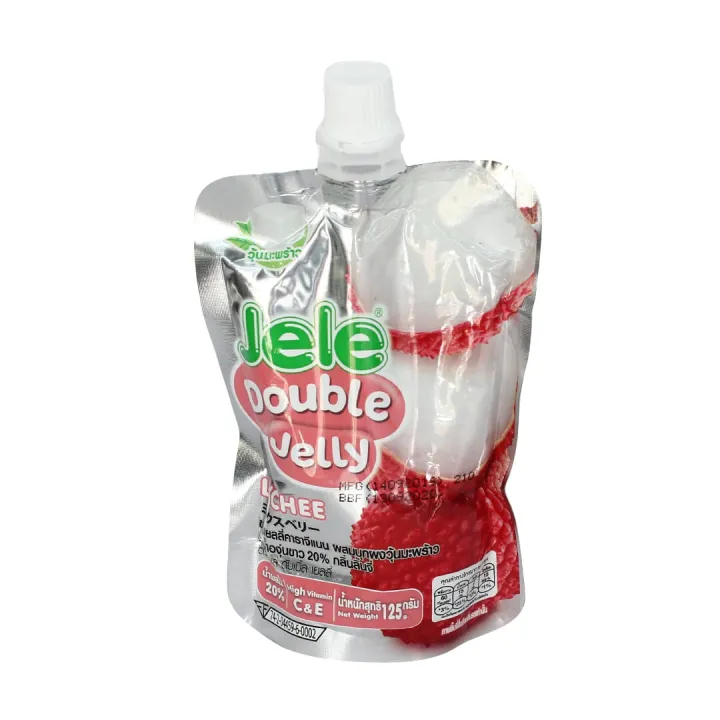 Jele Double Jelly Lychee - 125 G (3 Pcs) | Daraz.com.np