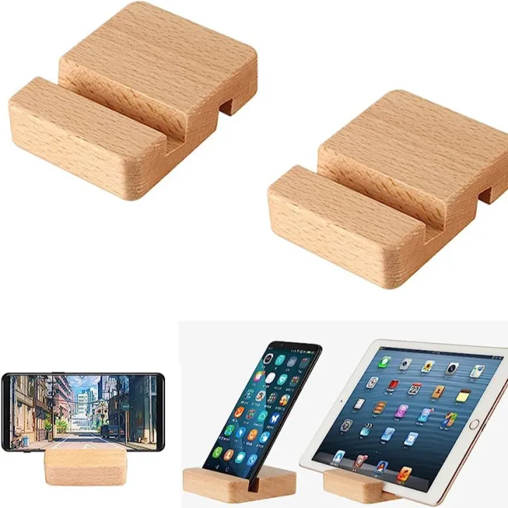 Premium Wooden Mobile Phone Stand/Holder | Daraz.com.np