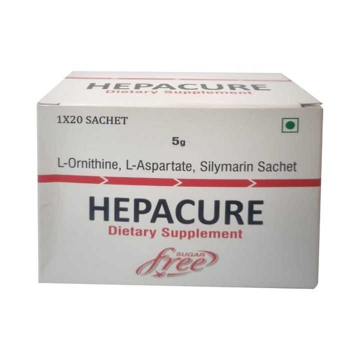 Bio-Nova Hepacure Sachet L-Ornithine, L-Aspartate, Silymarin Sachet 5Gm ...