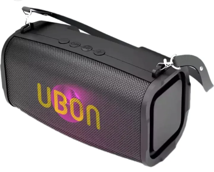 Delphine Ubon SP-47 Bluetooth wireless speaker black 10W Bluetooth soundbar with loud sound ...