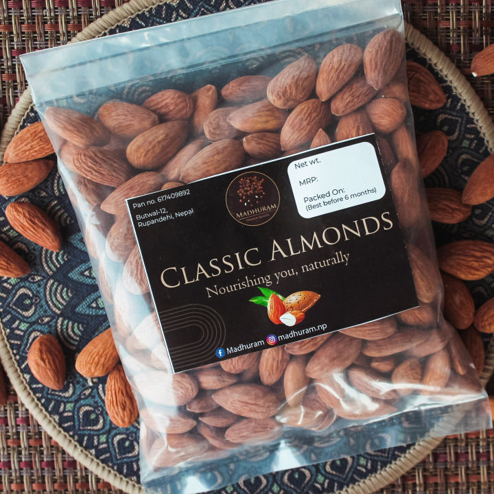 Almond Nuts Madhuram Premium Quality 500Gm | Daraz.com.np