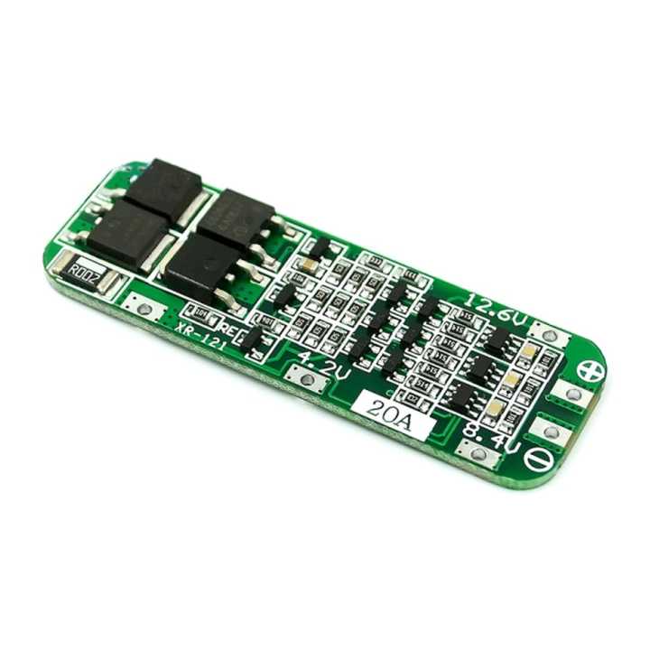 12.6v 3s Bms (18650 Lithium Battery Protection Board Power Bank Cells ...