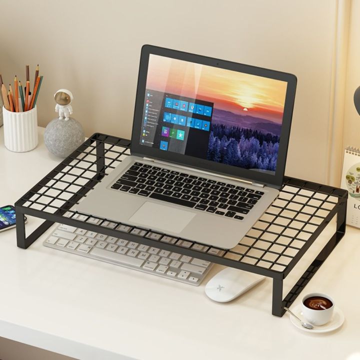Laptop Riser Grid Laptop Grid Cooling Rack Black/White Cooling Screen ...