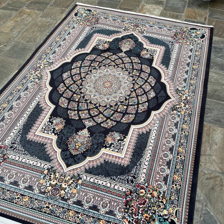 Evohome 'Turkish Delight' Silk Velvet Turkish Design Rug 200x300cm ...