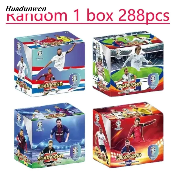 Huadunwen Album Flashcard Star Soccer Sheet 288 Hot New style Card ...